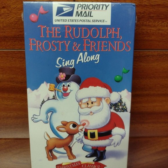 Media | Usps Priority Mail The Rudolph Frosty Friends Sing Along Sealed ...